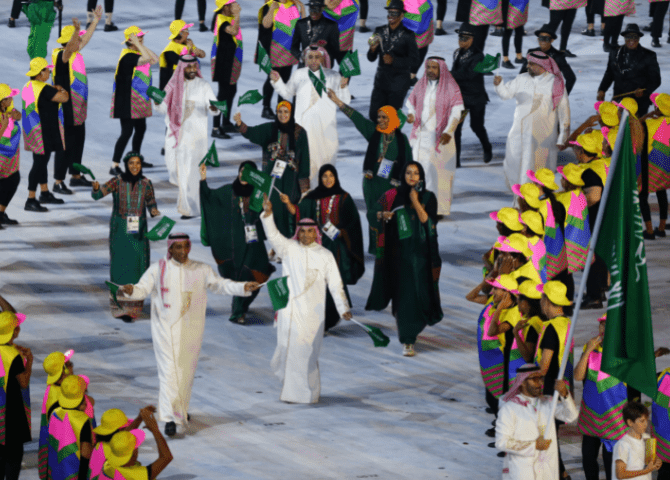 Saudi Arabia makes history by sending its largest team to the Olympics