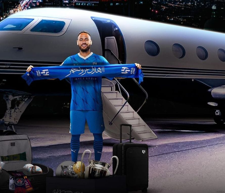 NEYMAR EMBARKS ON A SPECTACULAR JOURNEY ABOARD SAUDI ARABIA’S $200 ...